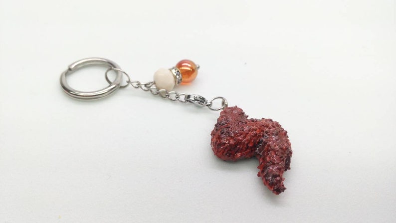 Buffalo Wing Charm Chicken Leg Charm Polymer Clay Food | Etsy