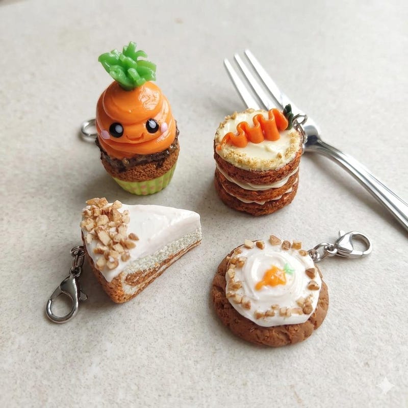 Miniature Carrot Charm - Etsy