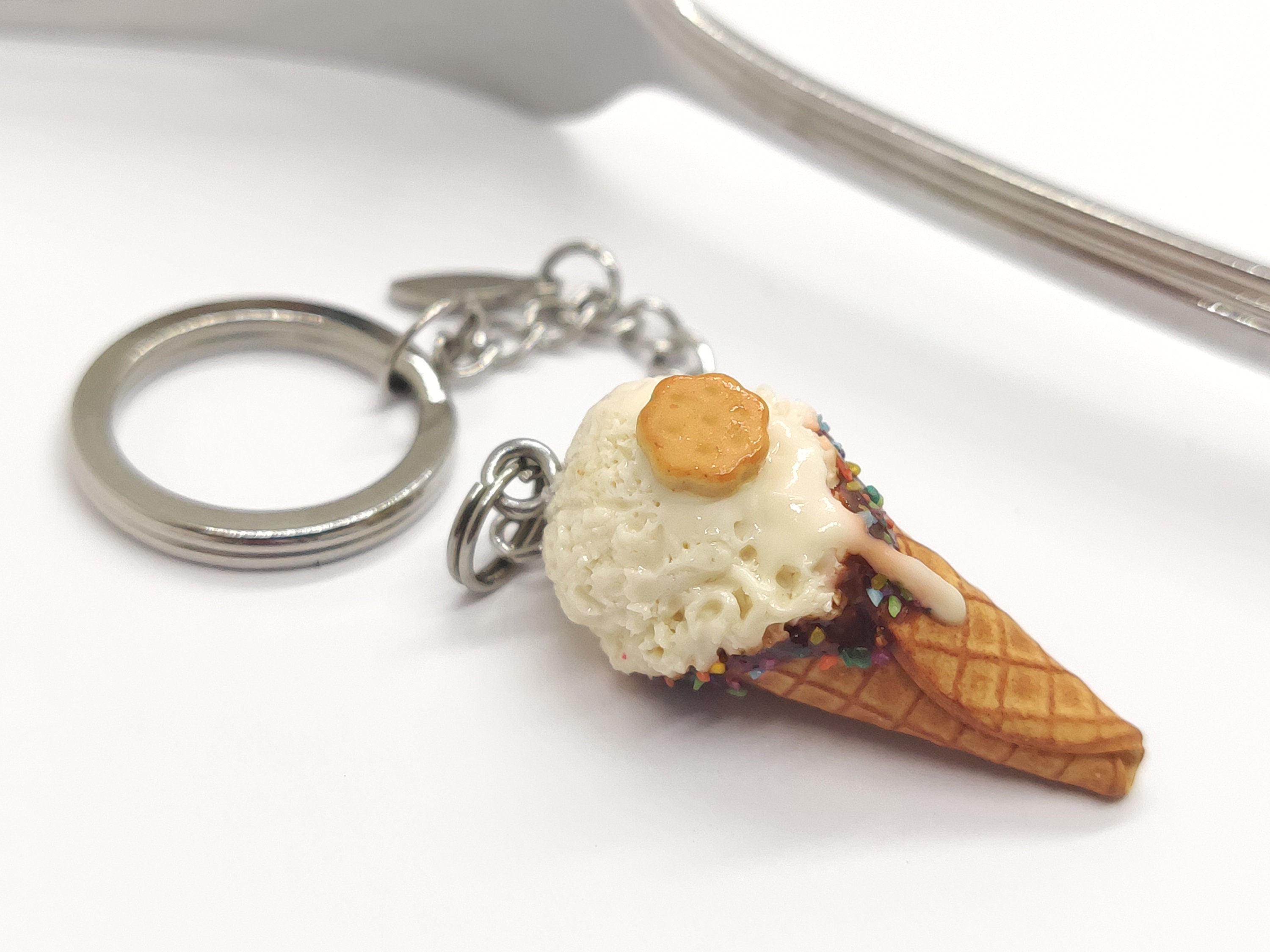 Classic Flavors Ice Cream Charm, Made-to-order, Polymer Clay Jewelry ...