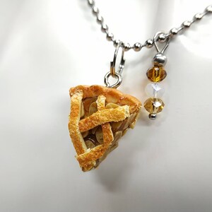 Apple Pie Charm, Food Charms, Dessert Jewelry, Food Necklace, Fall ...