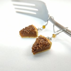 Pecan Pie Charm, Food Charms, Dessert Jewelry, Food Necklace, Fall ...