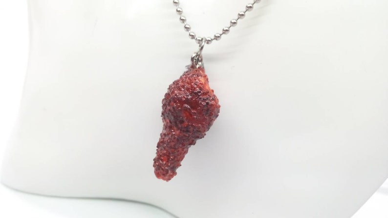 Buffalo Wing Charm Chicken Leg Charm Polymer Clay Food | Etsy