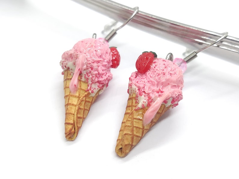 Classic Flavors Ice Cream Charm, Made-to-order, Polymer Clay Jewelry ...