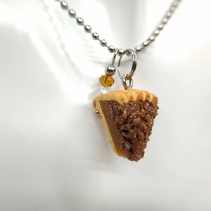 Pecan Pie Charm, Food Charms, Dessert Jewelry, Food Necklace, Fall ...