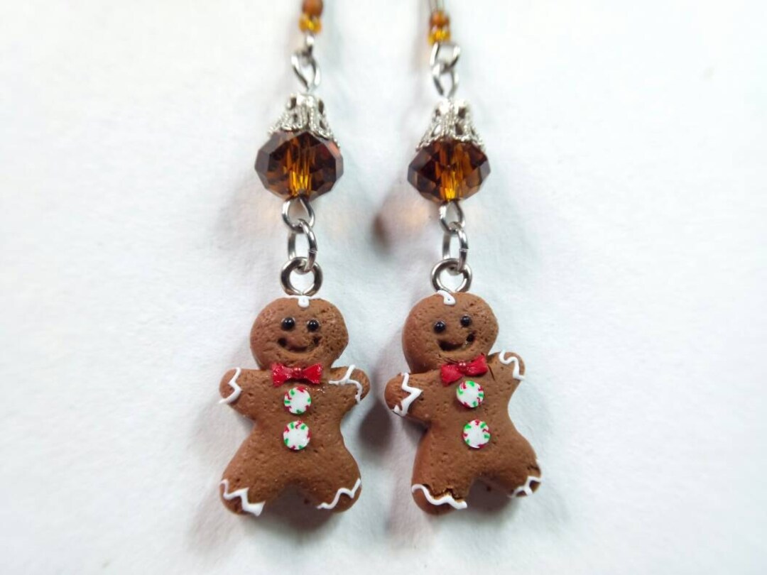 Gingerbread Man Christmas Cookie Charm Gingerbread Man - Etsy