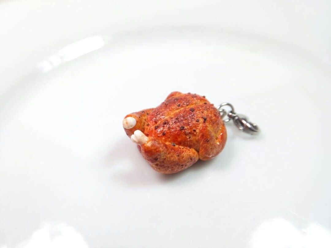 Turkey Charm Thanksgiving Turkey Charm Roasted Turkey Food - Etsy