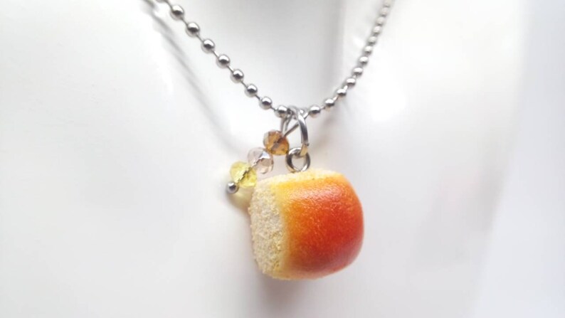 Dinner Roll Charm Bread Necklace Miniature Food Jewelry - Etsy