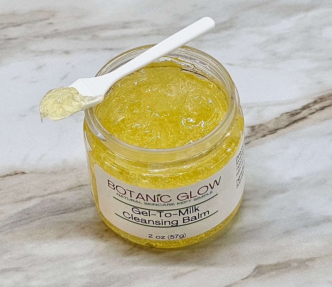 Gel to Milk Cleansing Balm 2 Oz Oil Balm Cleanser Plant Based Makeup ...