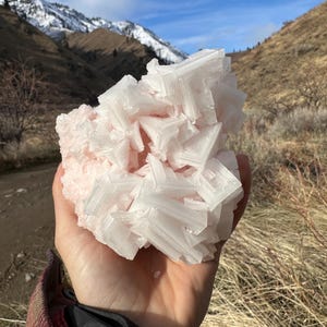 Pink Halite Halite Cluster Halite From Trona Halite Crystal Halite ...