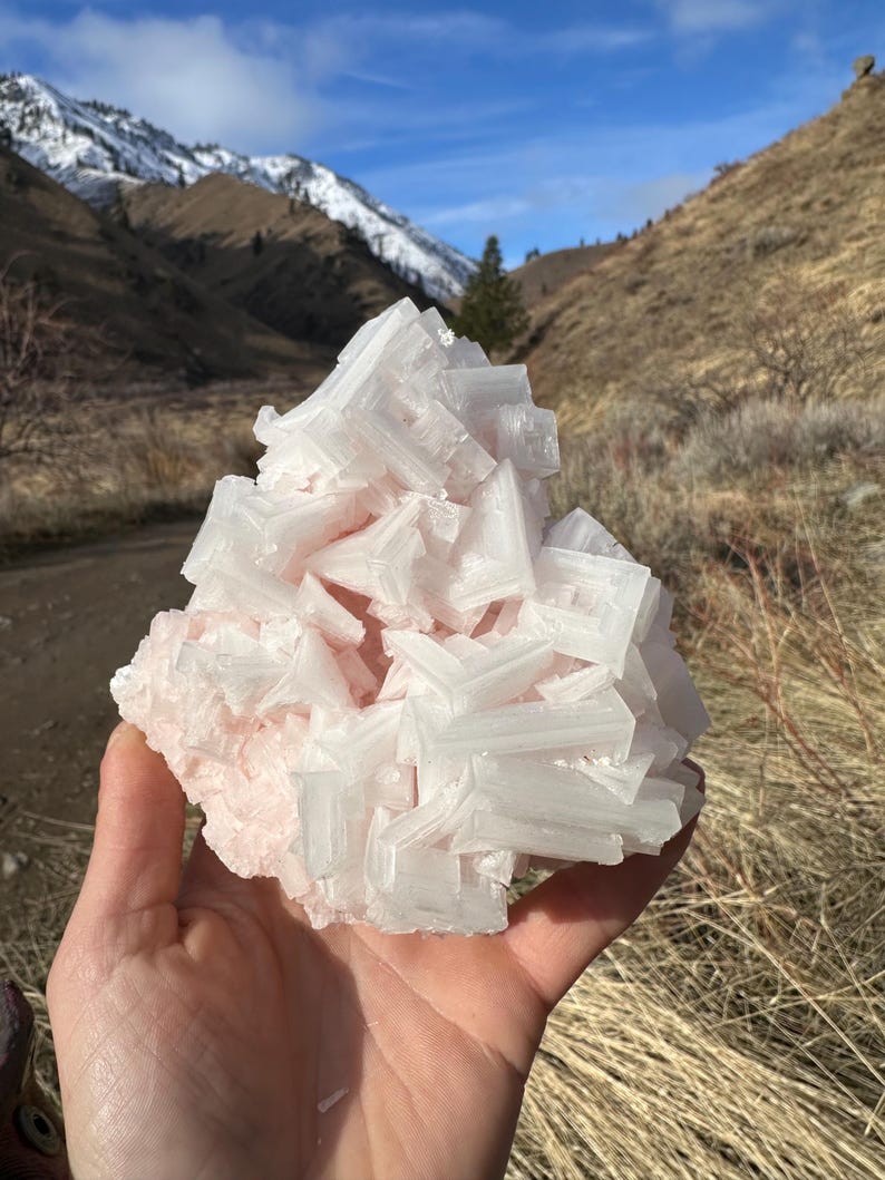 Pink Halite Halite Cluster Halite From Trona Halite Crystal Halite ...