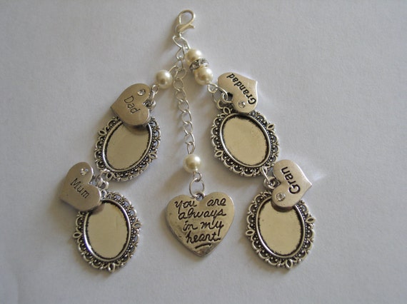 Ivory & Crystal Memorial Multi 4 Photo Frame Memorial - Etsy