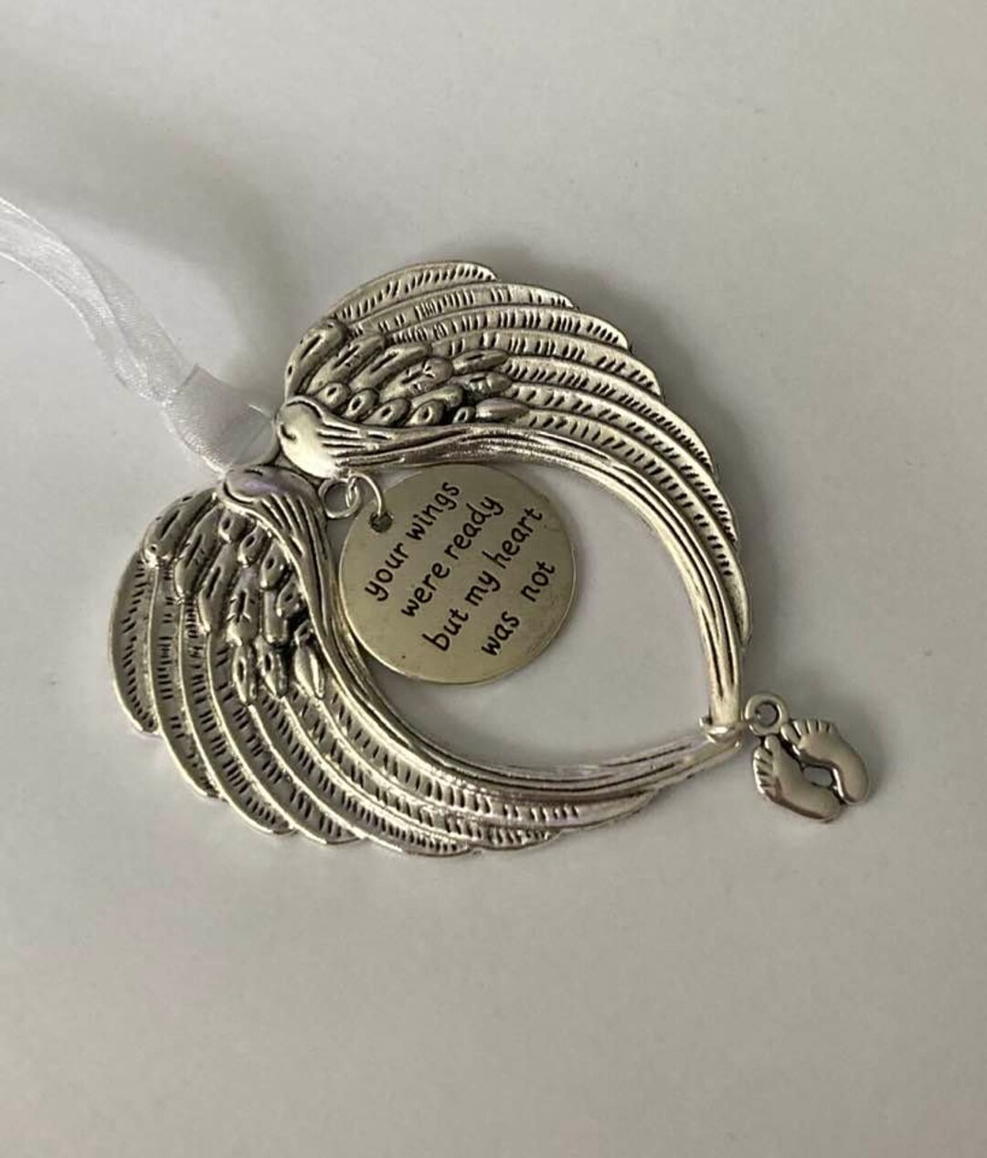 Memorial Angel Wing Hanging Ornament - Baby Loss/miscarriage - Etsy