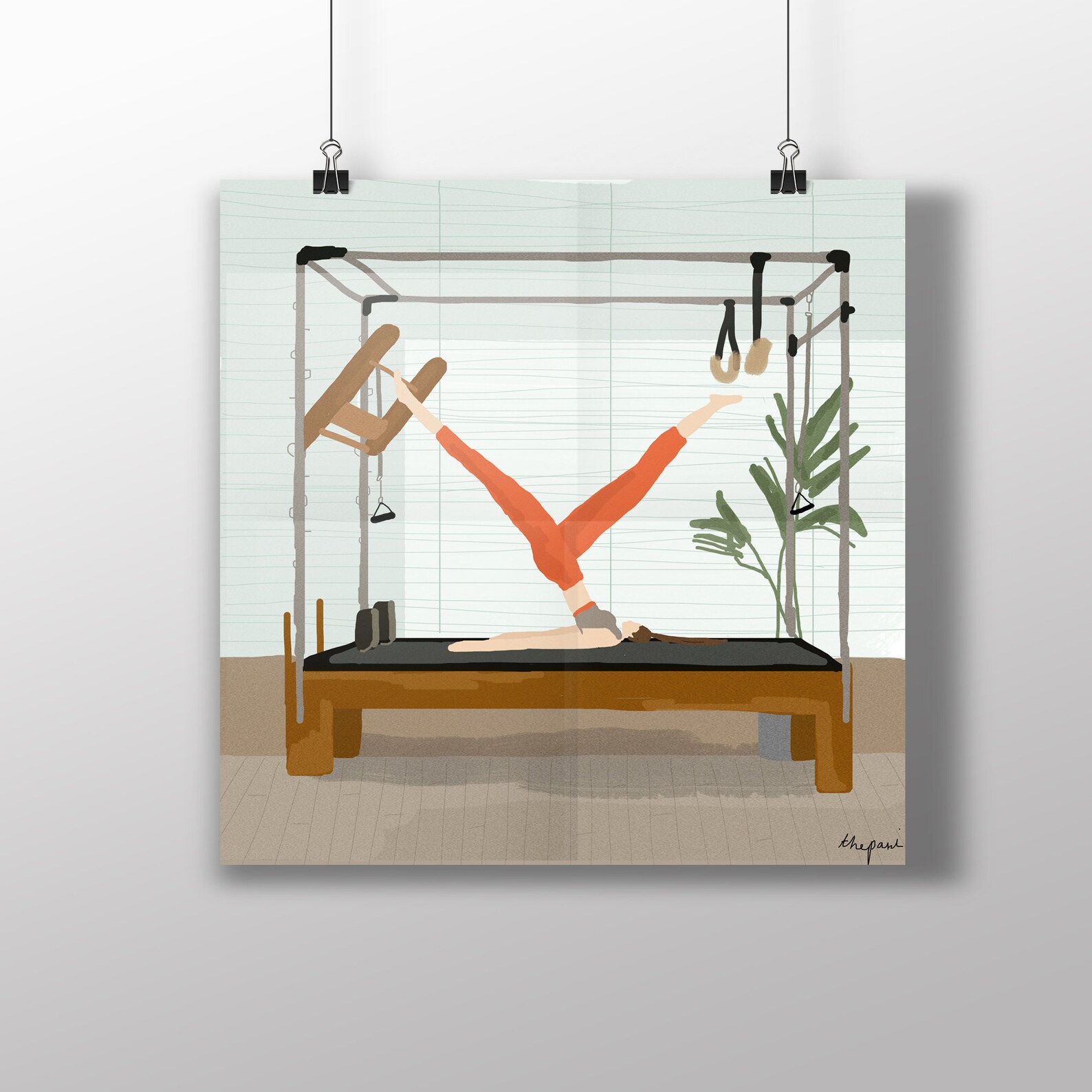 Pilates Poster PrintablePilates Exercise PrintPilates Studio | Etsy