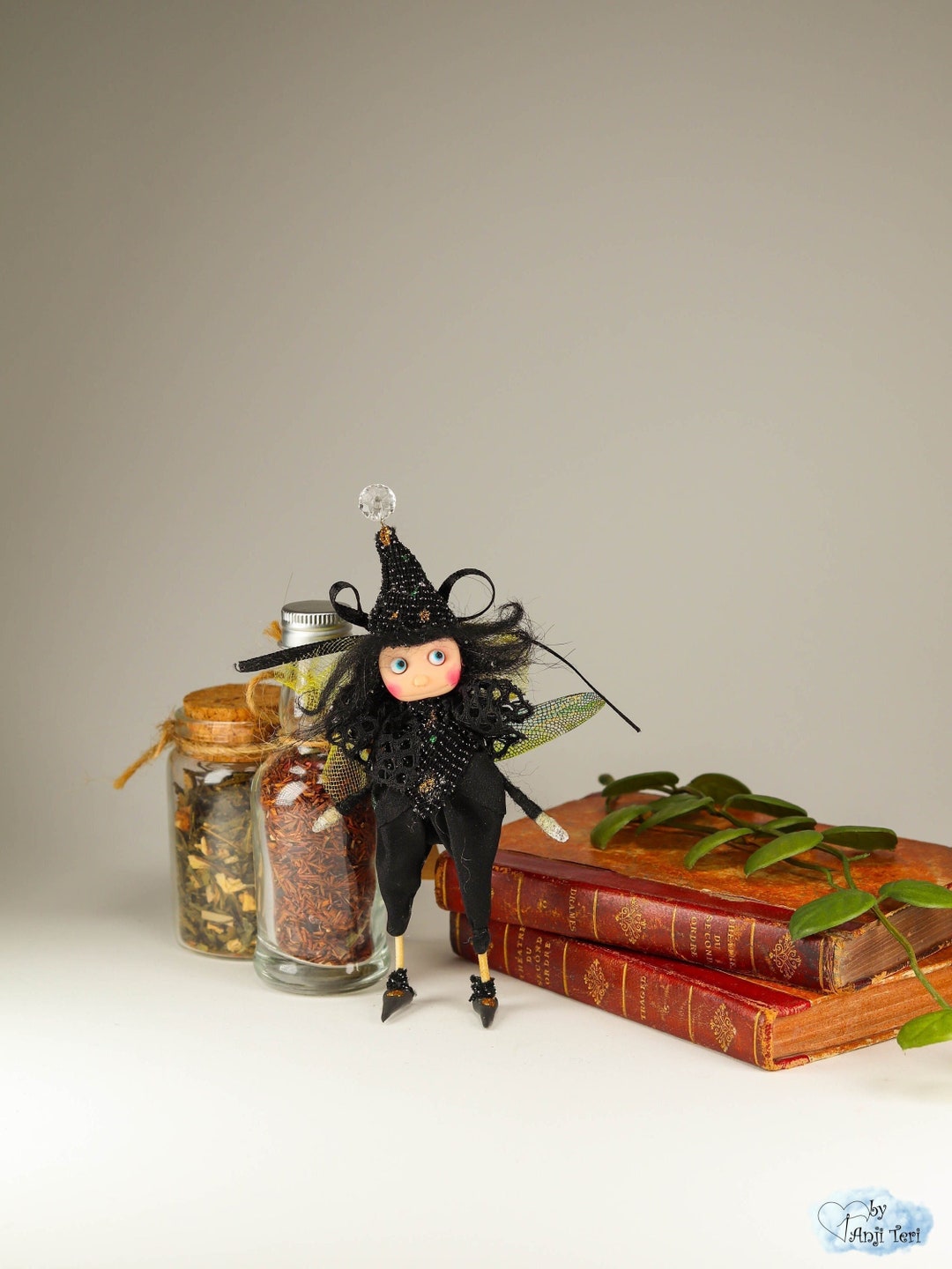 Fairy Doll, Miniature Fairy, Flower Fairy, Fae Folk, Collectable ...