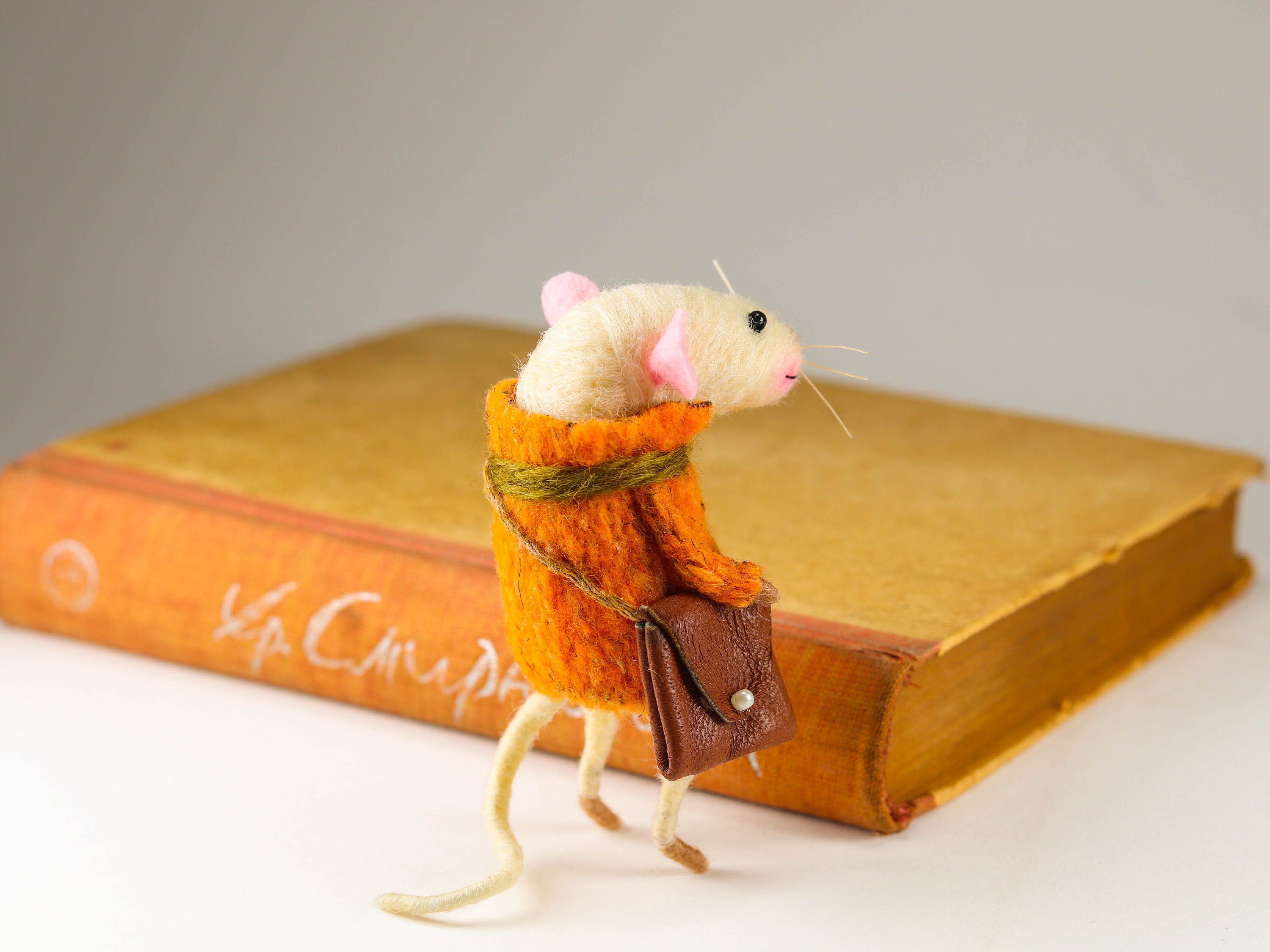 Needle Felted Mouse Wool Mouse Waldorf Animal Miniature | Etsy