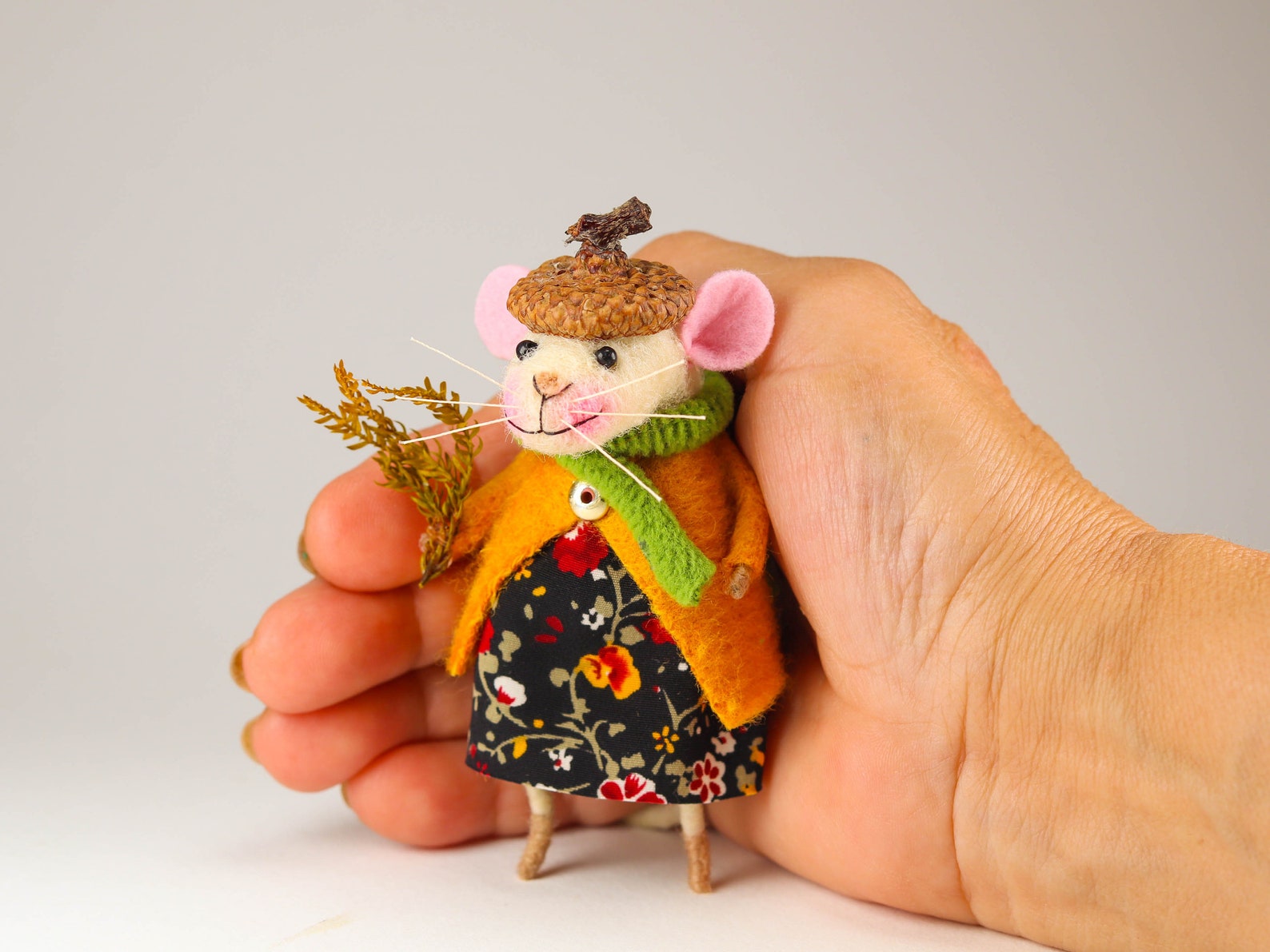 Needle Felted Mouse Needle Felted Animal Felt Mouse | Etsy