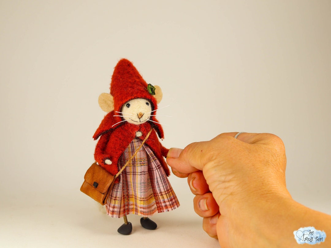 Needle Felted Mouse Wool Mouse Waldorf Animal Miniature - Etsy