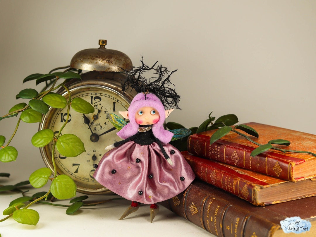 Miniature Fairy, Pixie Fairy, Miniature Dolls, Woodland Fairy Doll ...