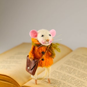 Needle Felted Mouse Wool Mouse Waldorf Animal Miniature - Etsy