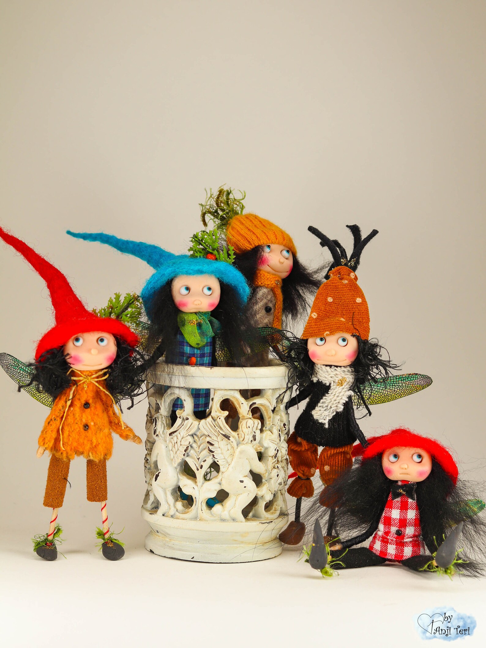 Miniature Fairy Pixie Fairy Miniature Dolls Woodland Fairy | Etsy