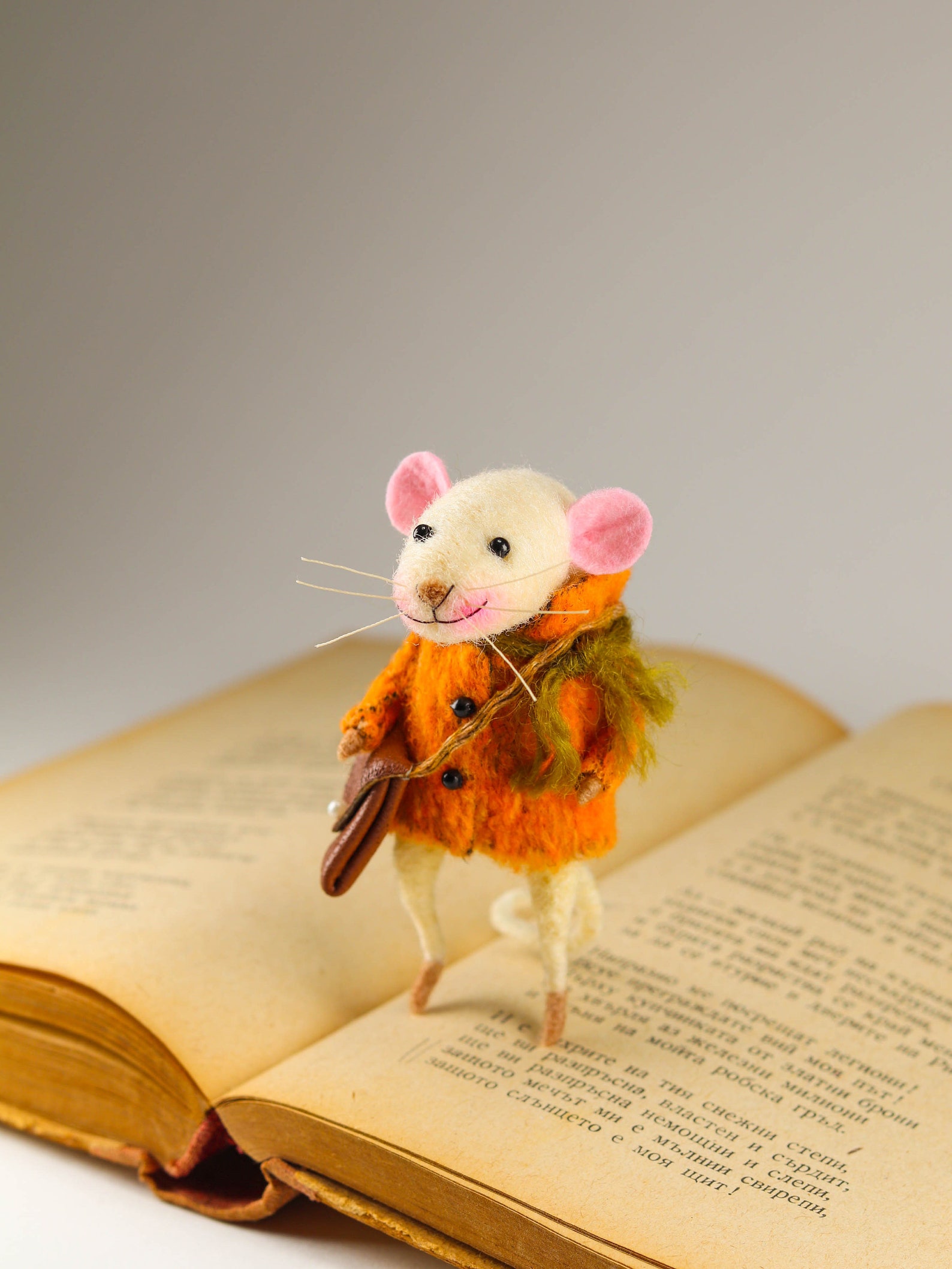 Needle Felted Mouse Wool Mouse Waldorf Animal Miniature - Etsy