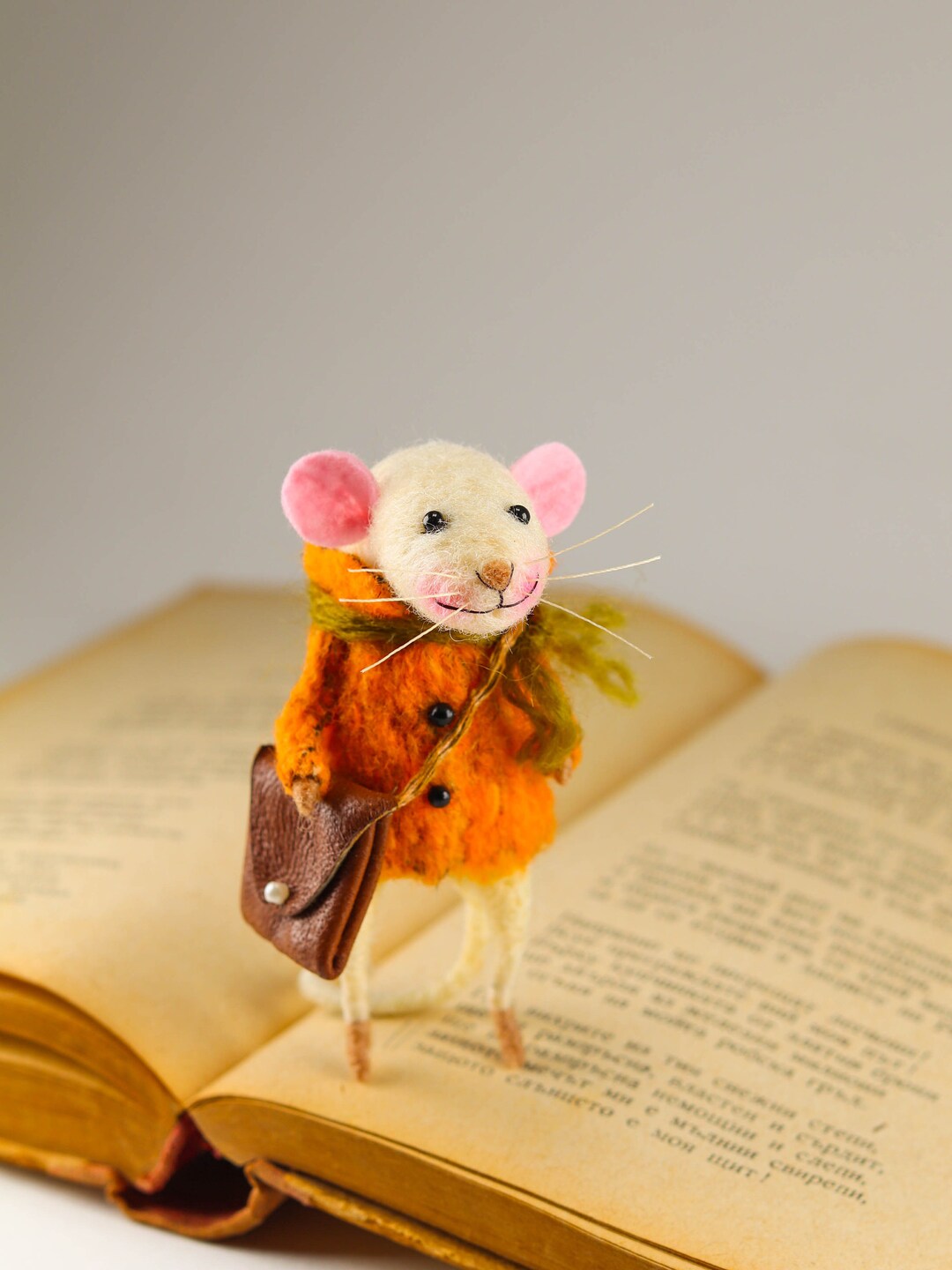 Needle Felted Mouse Wool Mouse Waldorf Animal Miniature - Etsy