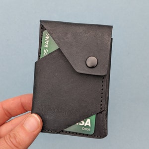 Handmade Rustic Minimalist Leather Wallet - Etsy