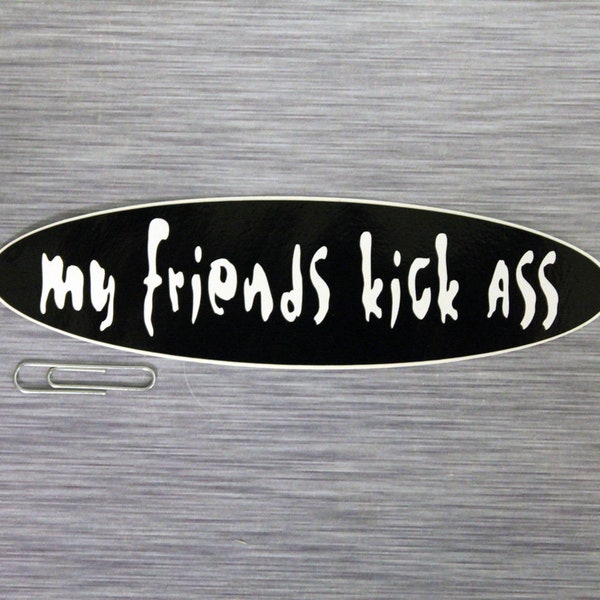 Kick Ass Sticker - Etsy