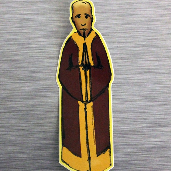 Monk Bumper Sticker - Etsy