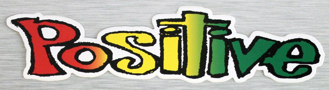 Positive Bumper Sticker Outdoor Vinyl Sticker - Etsy