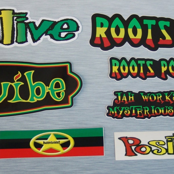 Rasta Stickers - Etsy