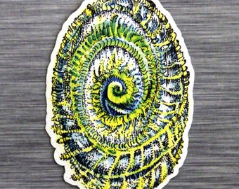 NEW White Spiral Doodle Art Sticker Outdoor Bumper Stickers - Etsy