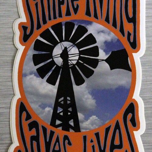 Simple Living Saves Lives Sticker Outdoor Bumper Stickers - Etsy