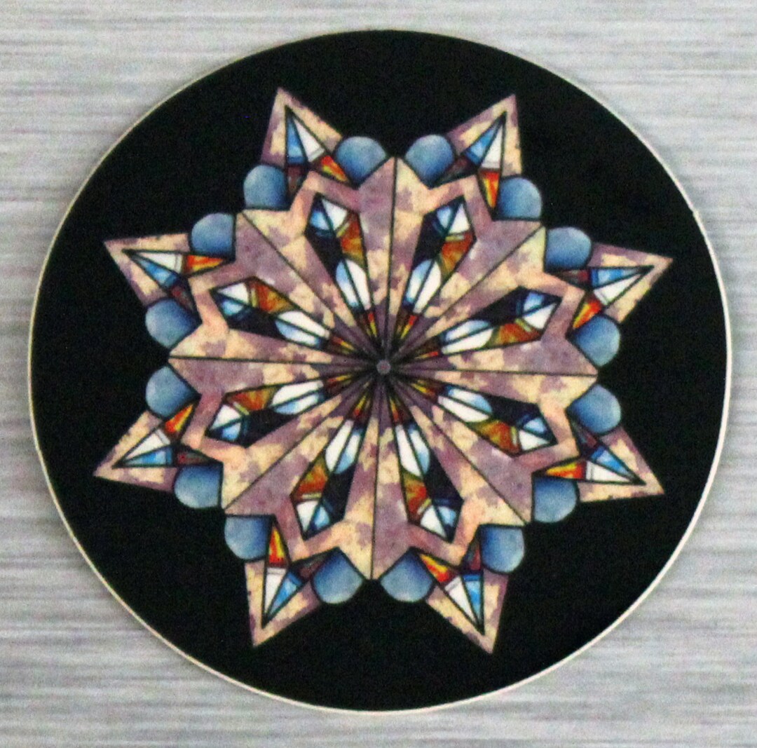 Hopi Winter Mandala Sticker Outdoor Vinyl Sticker 334 - Etsy UK
