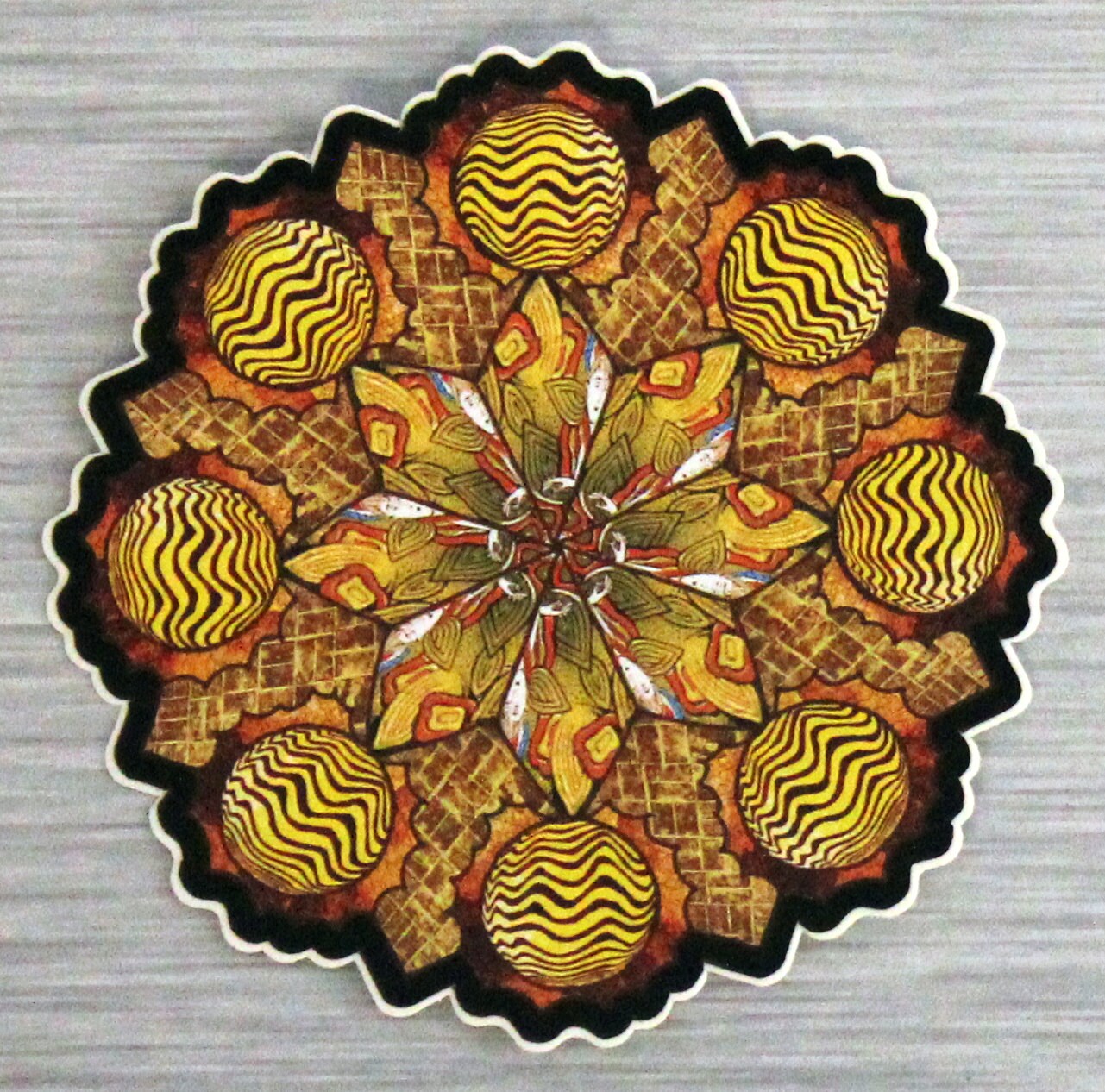 Illumination Mandala Sticker Outdoor Bumper Stickers - Etsy