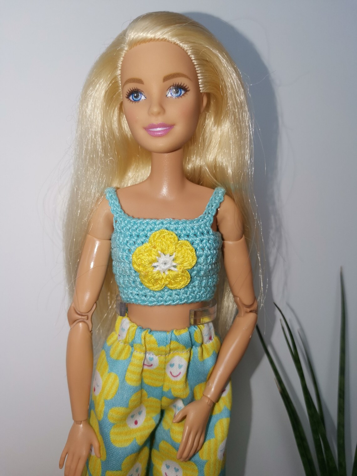 Handmade Outfit for 11.5 Inch Fashion Doll, Elasticated Pants With ...