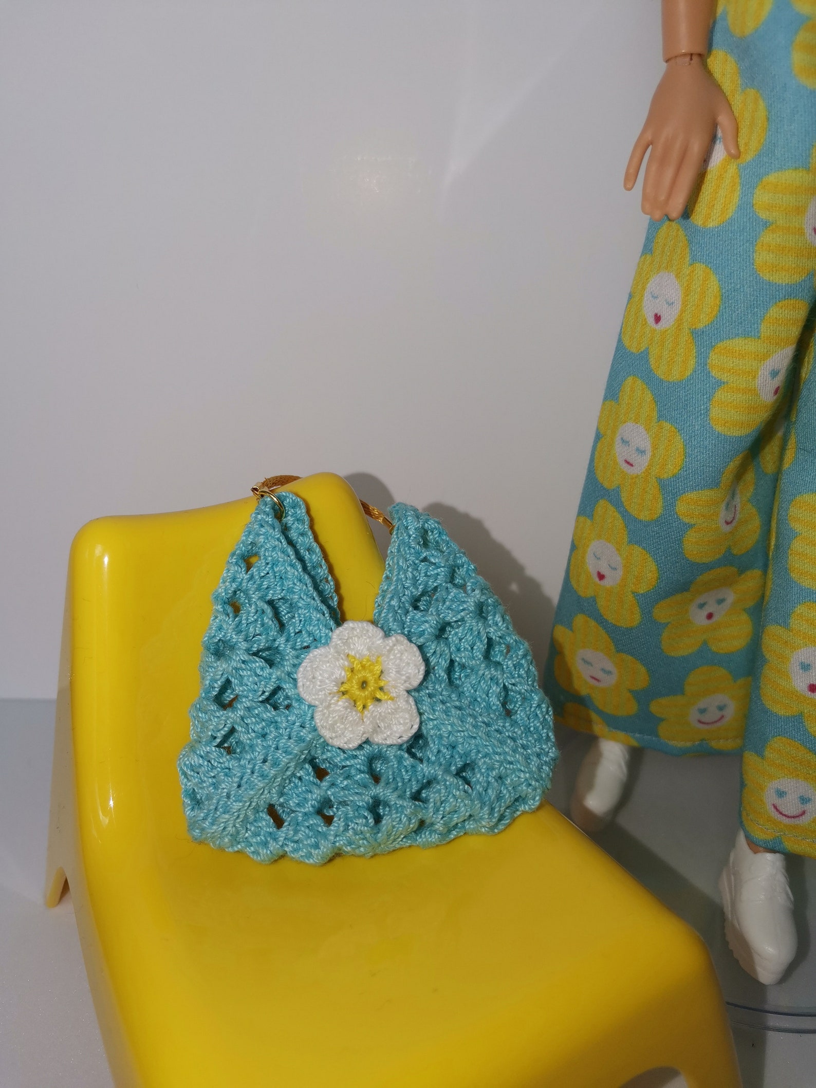 Handmade Outfit for 11.5 Inch Fashion Doll, Elasticated Pants With ...