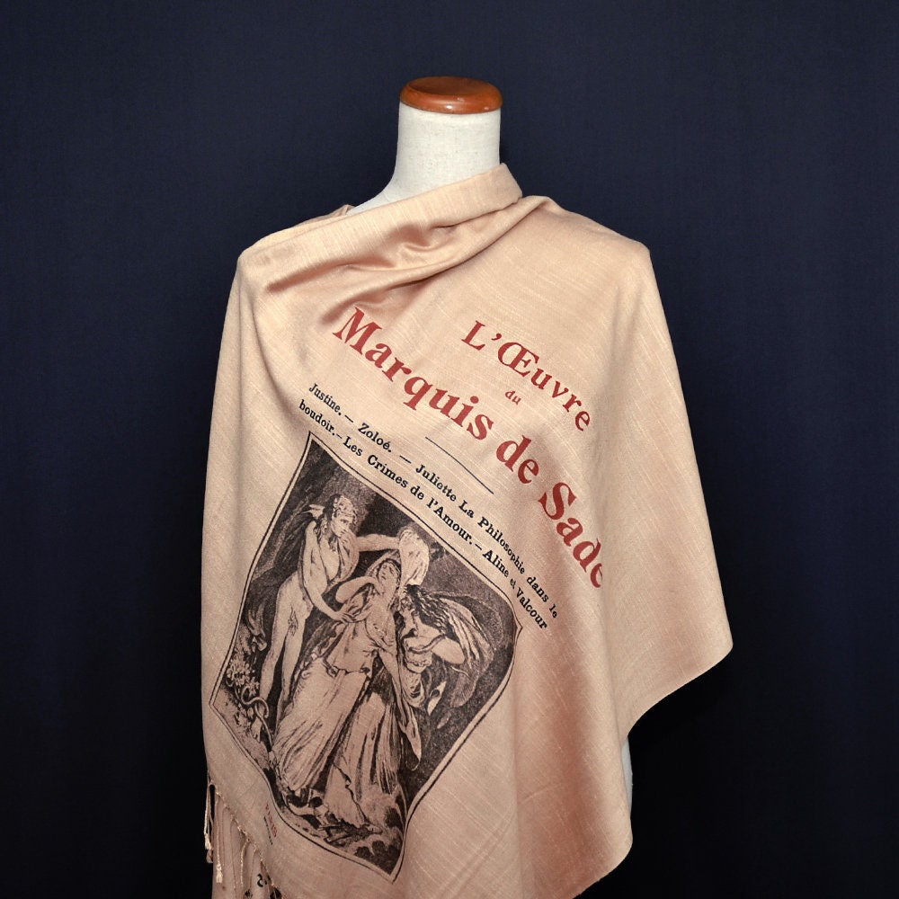 Justine, Ou Les Malheurs De La Vertu by Marquis De Sade Shawl Scarf ...