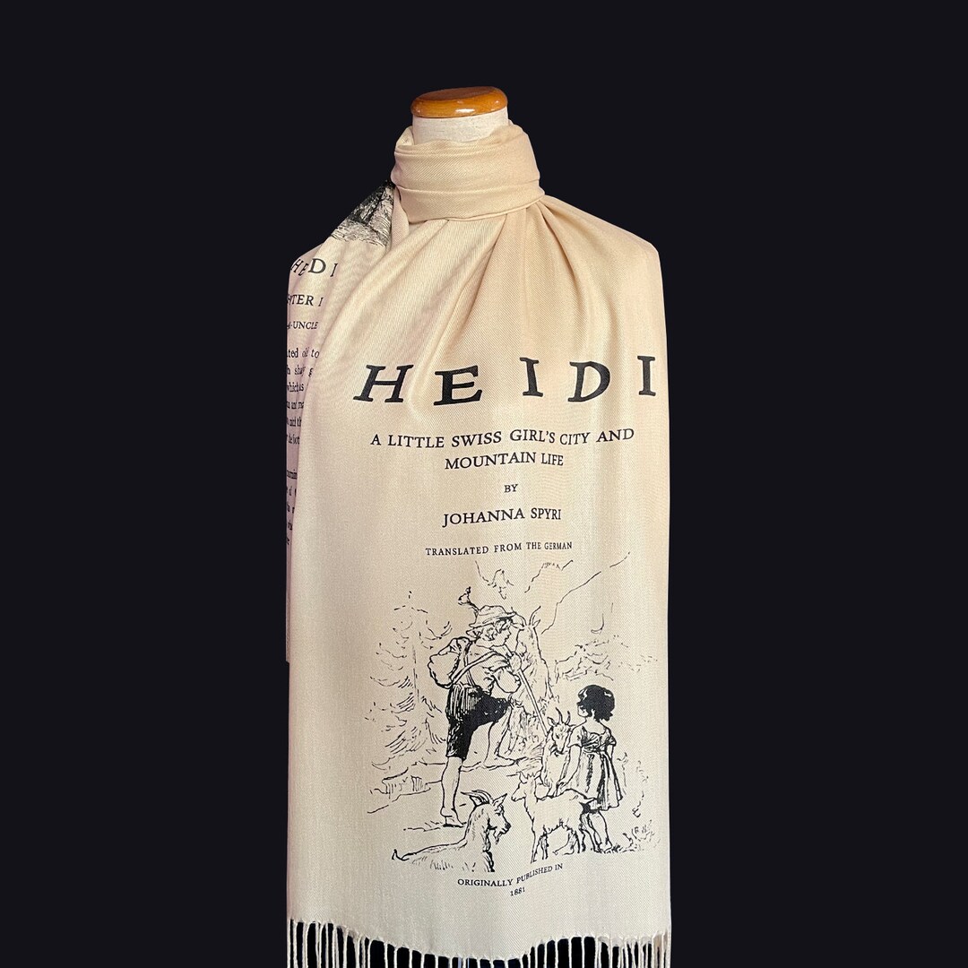 Heidi by Johanna Spyri Scarf/ Wrap/ Shawl - Etsy