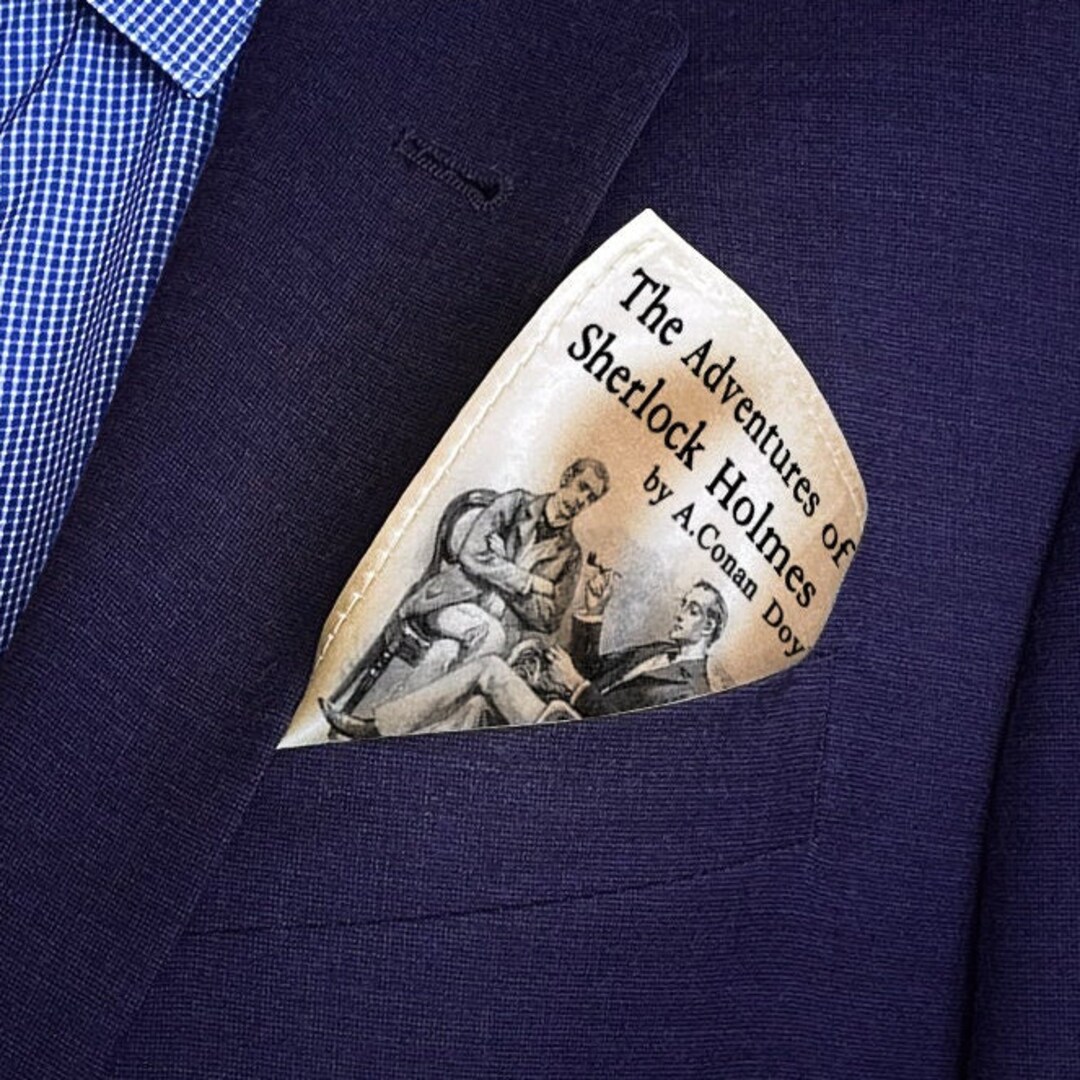 Sherlock Holmes Pocket Square, the Adventures of Sherlock Holmes by ...