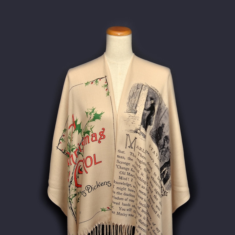 A Christmas Carol by Charles Dickens Scarf/shawl - Etsy