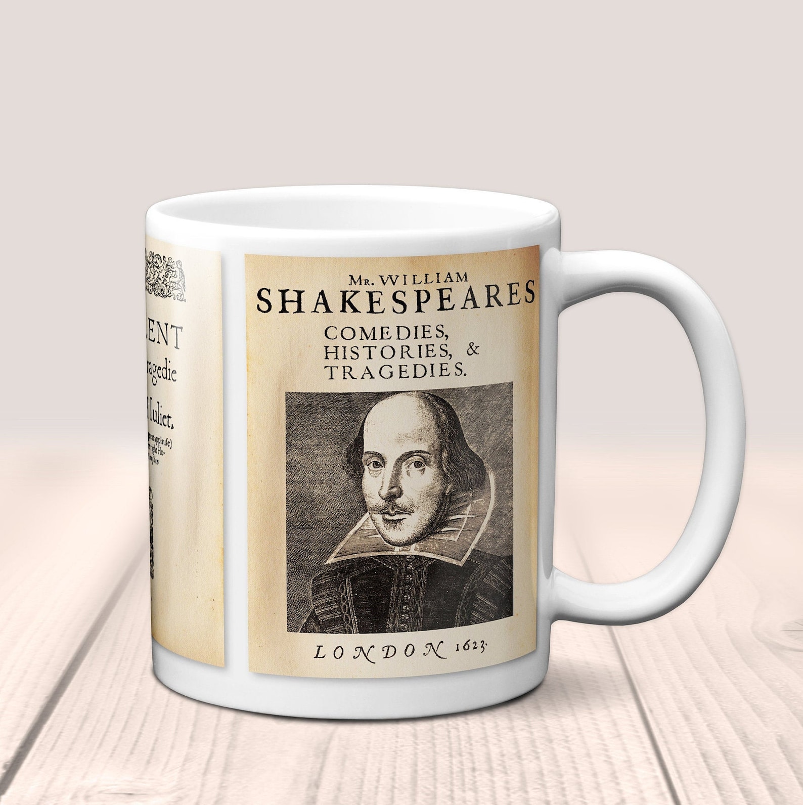 William Shakespeare Mug. Coffee Mug With Two Shakespeare's Plays ...