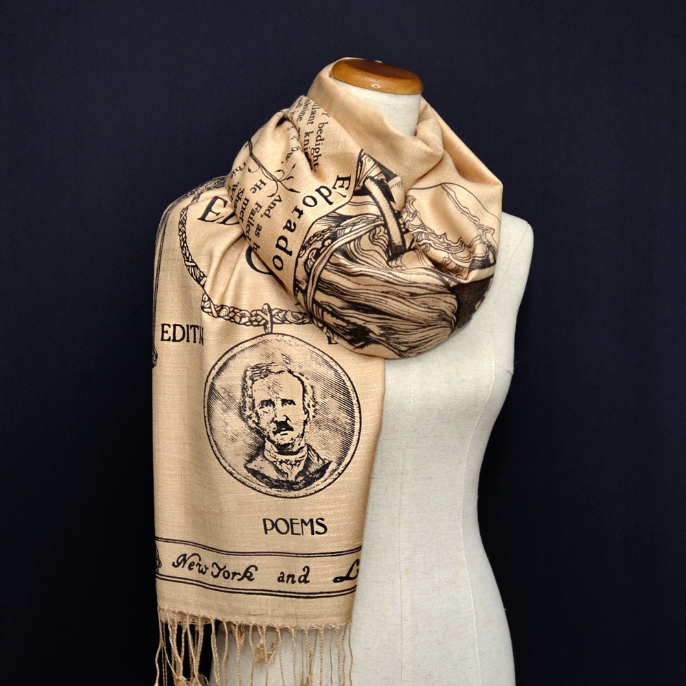 Eldorado Poem by Edgar Allan Poe Scarf Shawl Wrap - Etsy