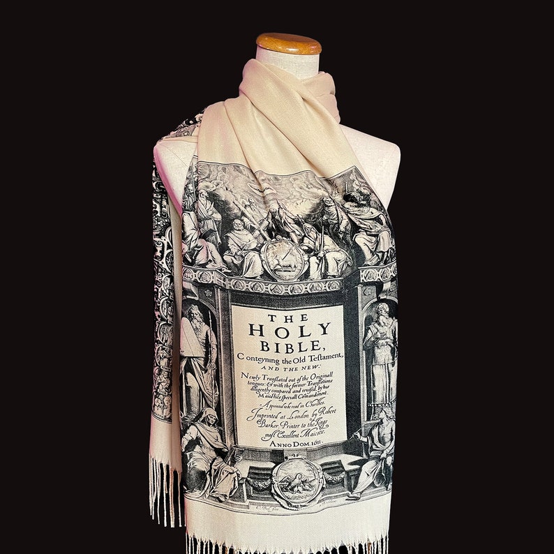 Original King James Version Bible Scarf Shawl Wrap With - Etsy