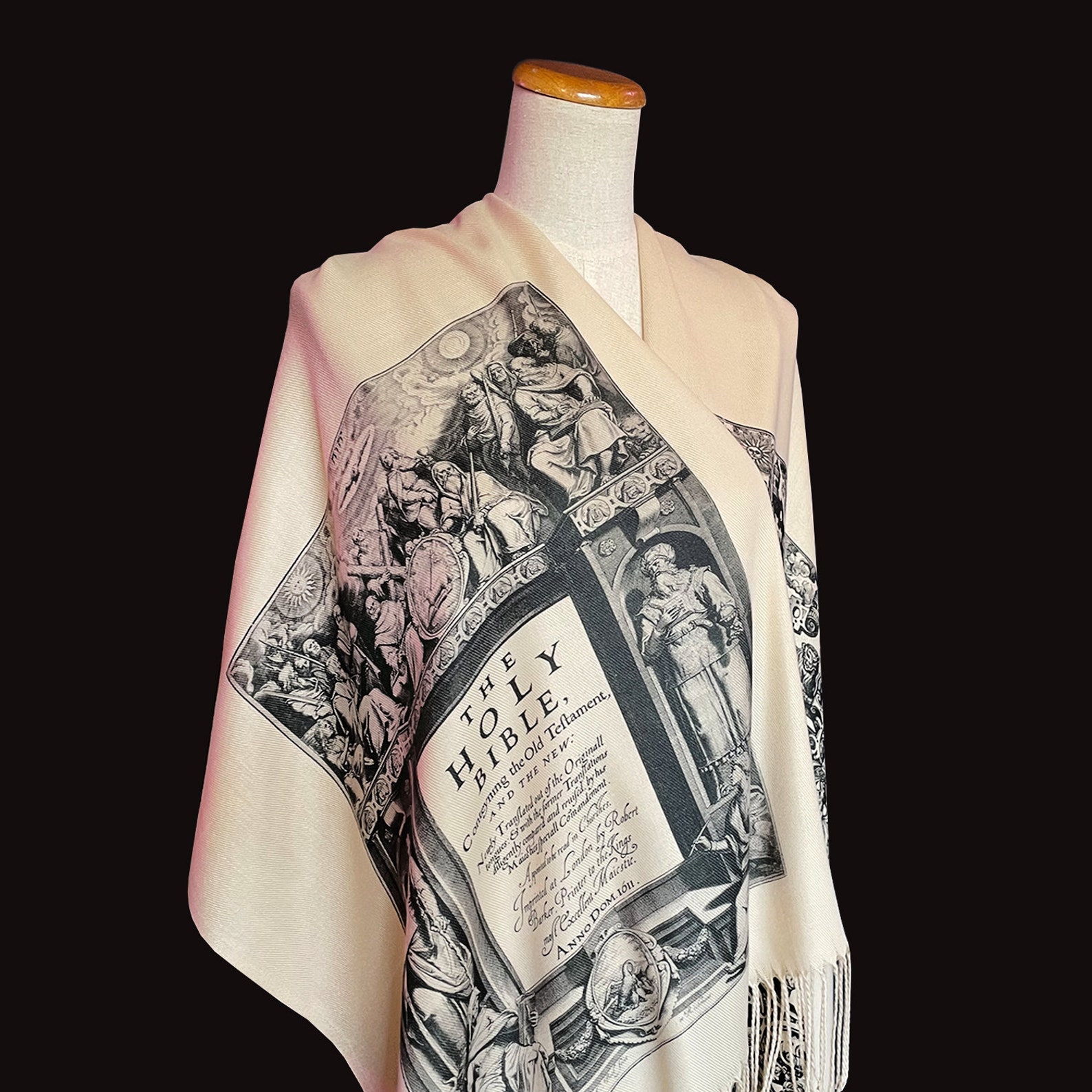 Original King James Version Bible Scarf Shawl Wrap With - Etsy