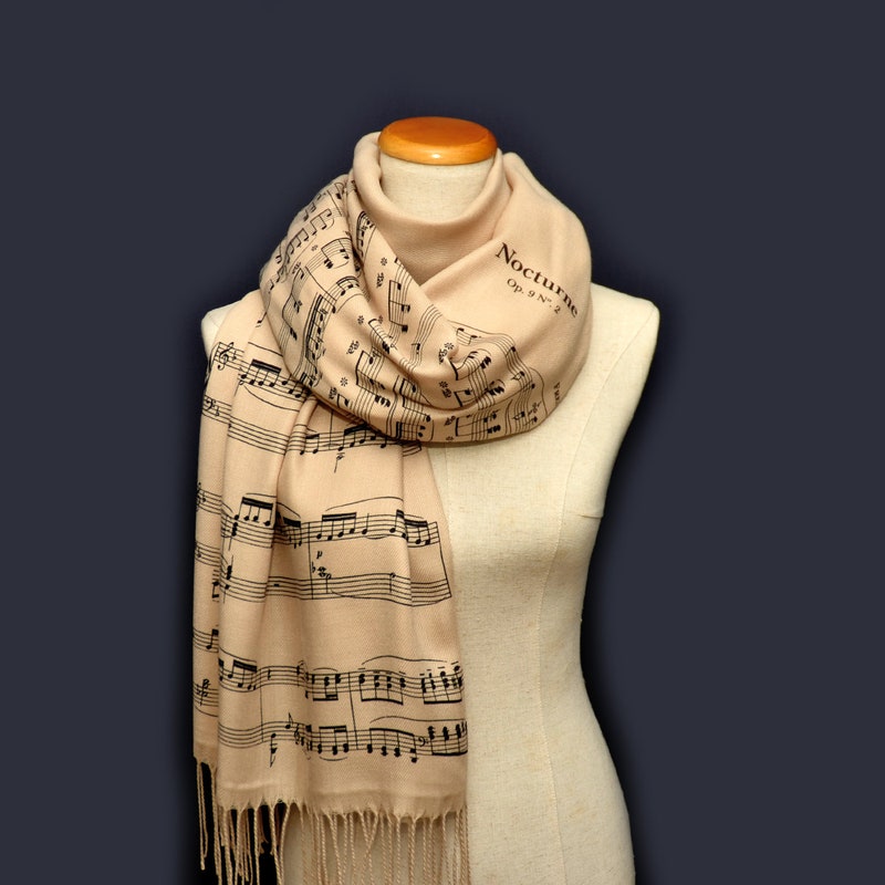 Piano Scarf - Etsy