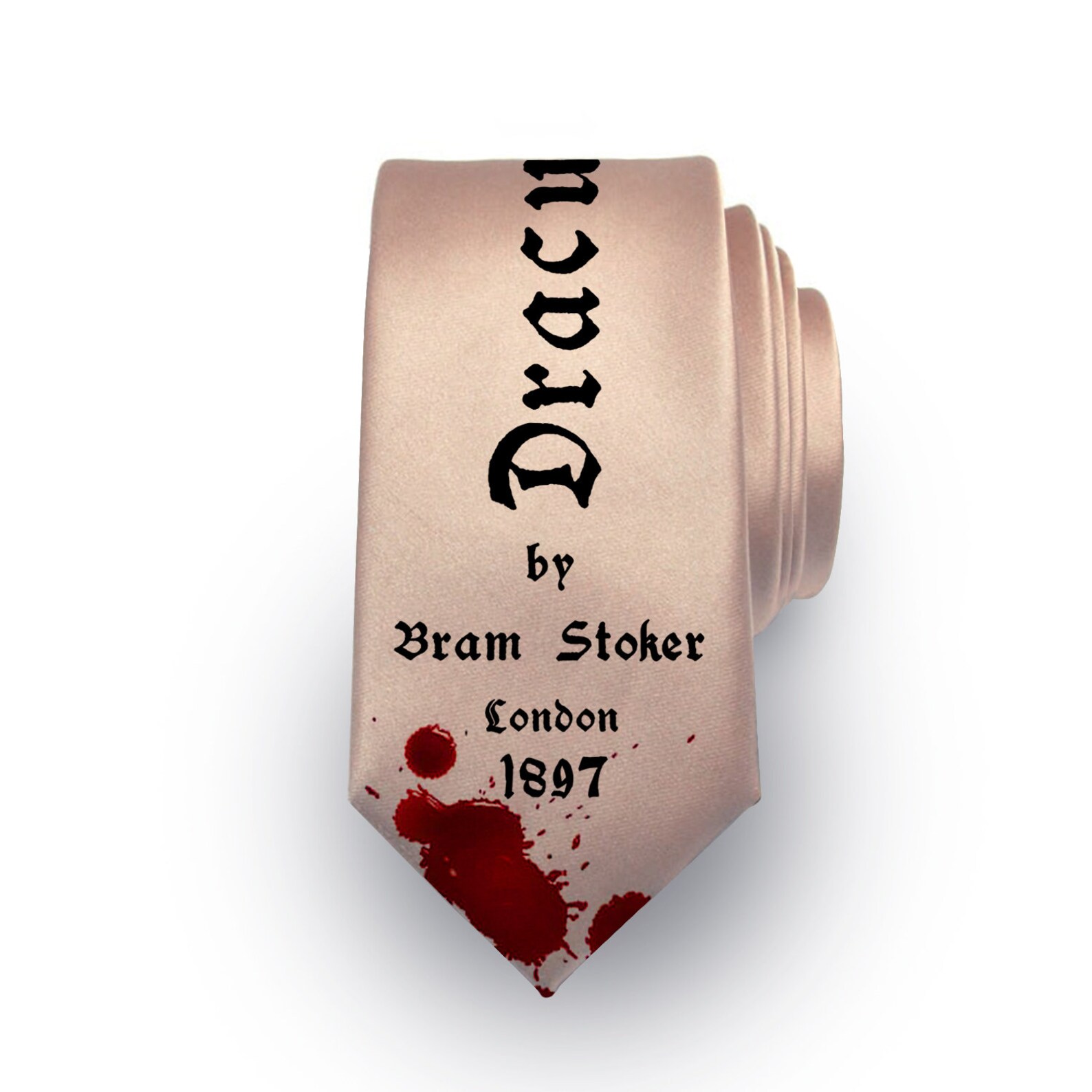 Dracula Necktie Book Necktie Dracula by Bram Stoker Tie - Etsy