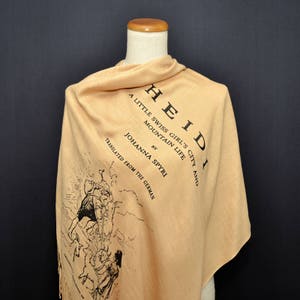 Heidi by Johanna Spyri Scarf Wrap Shawl - Etsy