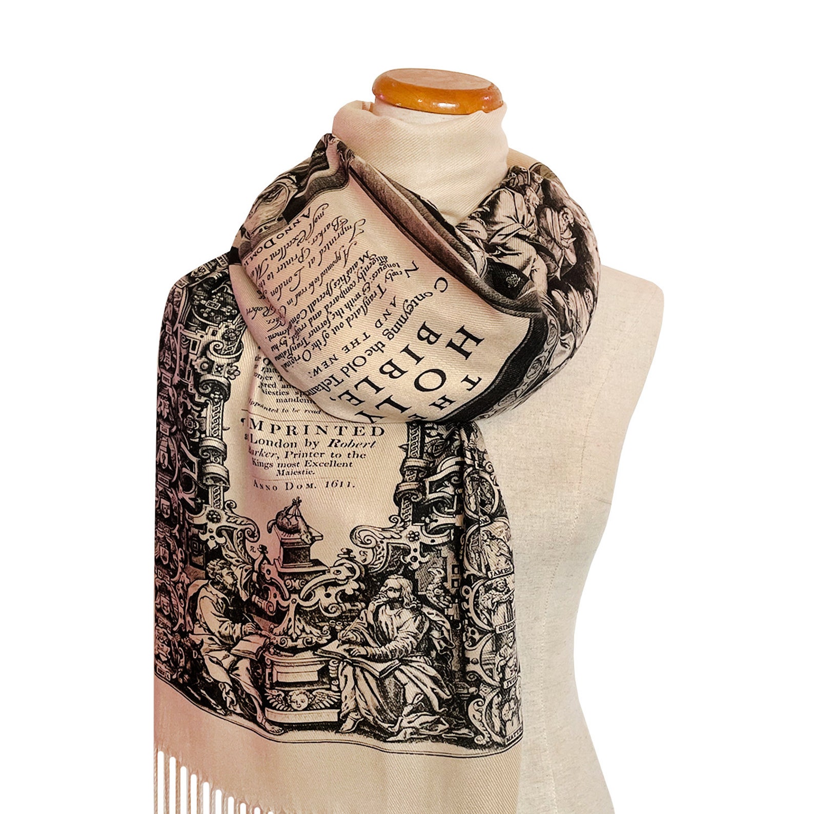 Original King James Version Bible Scarf Shawl Wrap With - Etsy