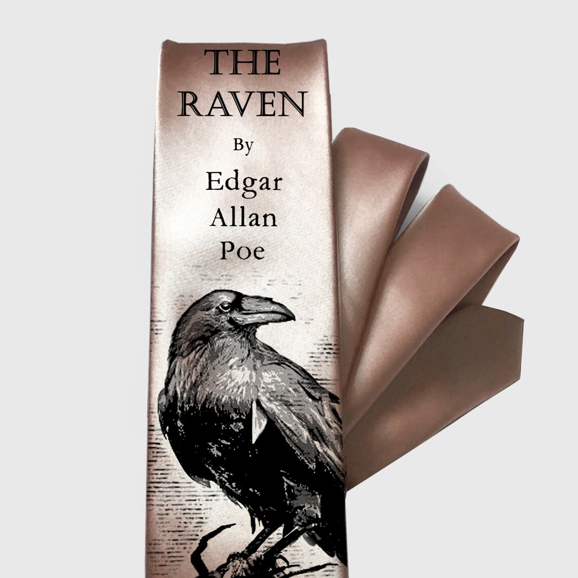The Raven Necktie Book Necktie the Raven by Edgar Allan Tie - Etsy
